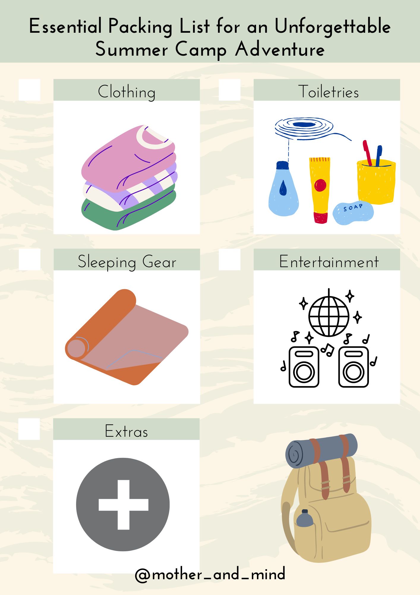 Essential Packing List for an Unforgettable Summer Camp Adventure ...