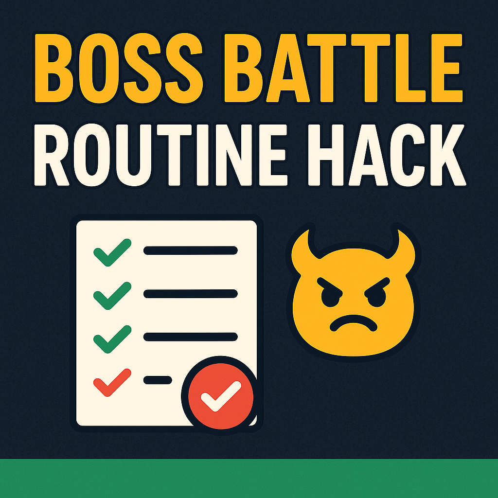 Boss Battle Routine Hack for Smoother Study Sessions – EducateAble